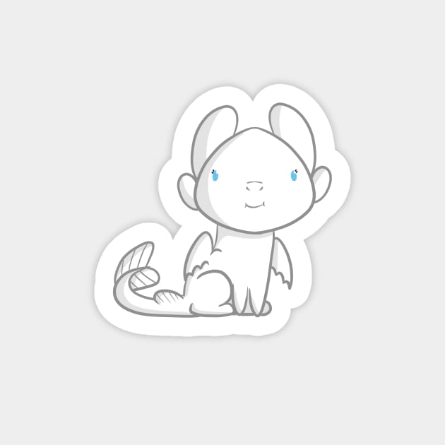 Cute Light Fury Lightfury Sticker Teepublic